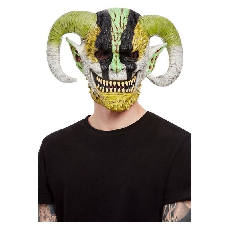 Buy Horned Demon Overhead Mask Latex - MyDeal Australia