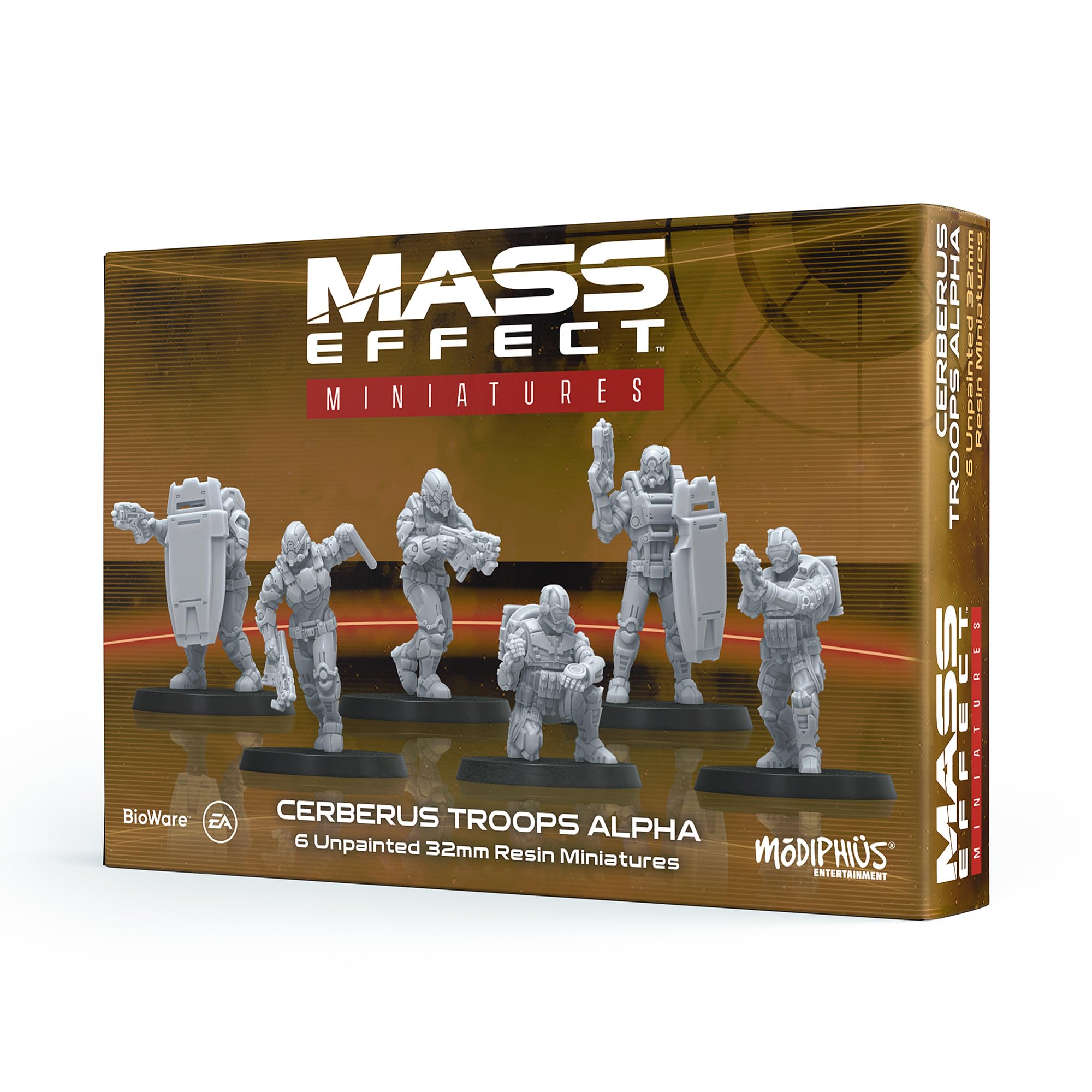 Buy Mass Effect Cerberus Forces Alpha Resin Collectors Miniature Set ...