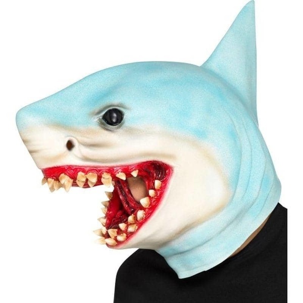 Buy Shark Overhead Mask Adult Blue One Size Rubber - MyDeal Australia