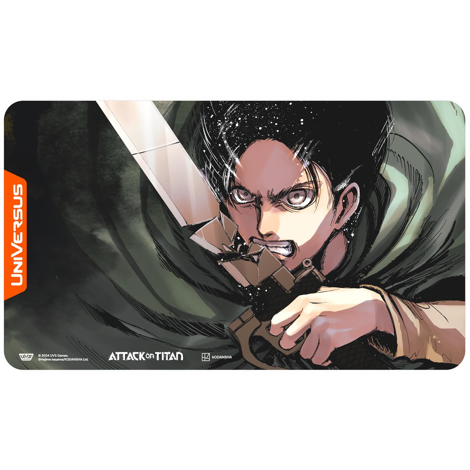 Buy UniVersus Attack on Titan: Battle for Humanity - Eren Yeager Playmat - 24 x 14 Neoprene Mat ...