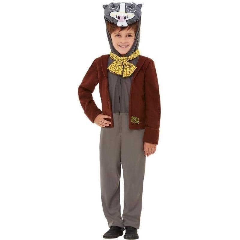 Buy Wind In The Willows Badger Deluxe Costume Child Brown - MyDeal