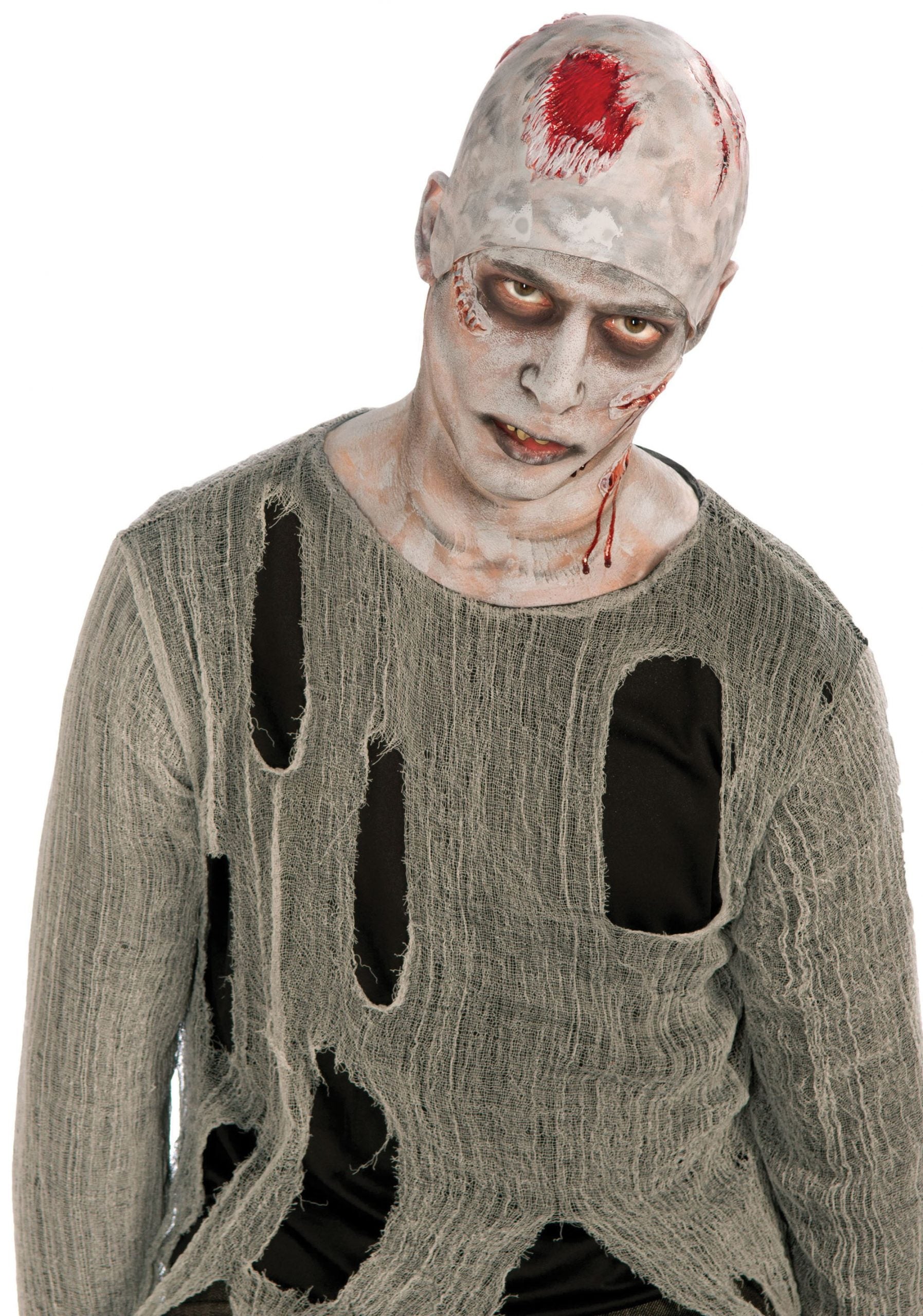 Buy Zombie Bald Cap Halloween Walking Dead Scalp - MyDeal Australia