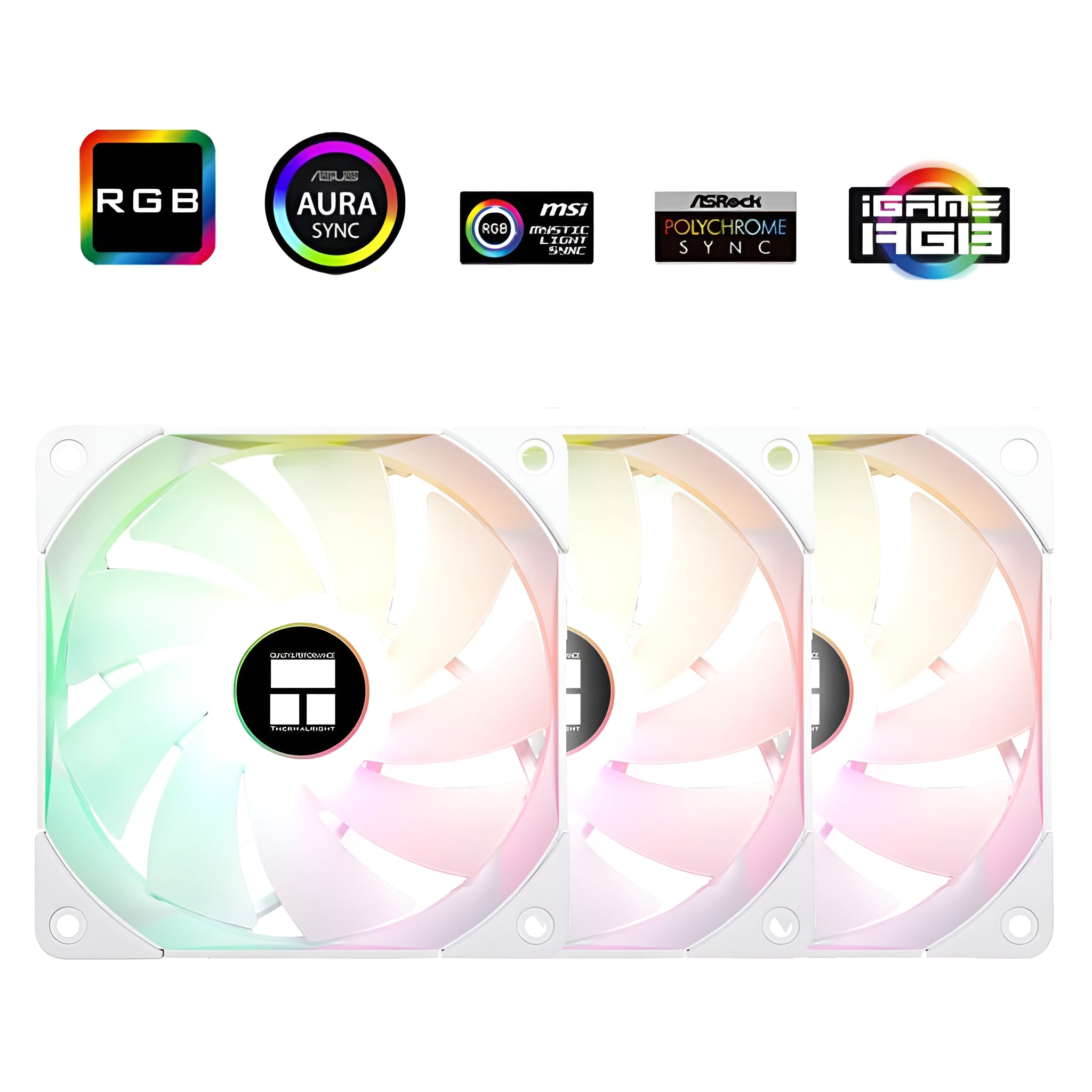 Buy Thermalright TL-C12RW-S ARGB 120mm Reverse Wind Directrion S-FDB Fan [Triple Pack] PCByte ...