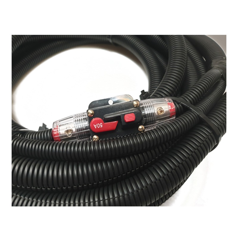 Buy 8 B&S x 6m with 50a Manual Reset Fuse, 50a Anderson Style Plug 10mm ...