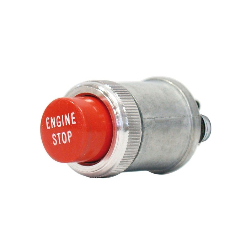 Buy Cole Hersee Push Button Engine Stop Red Switch Off/Mom On - MyDeal