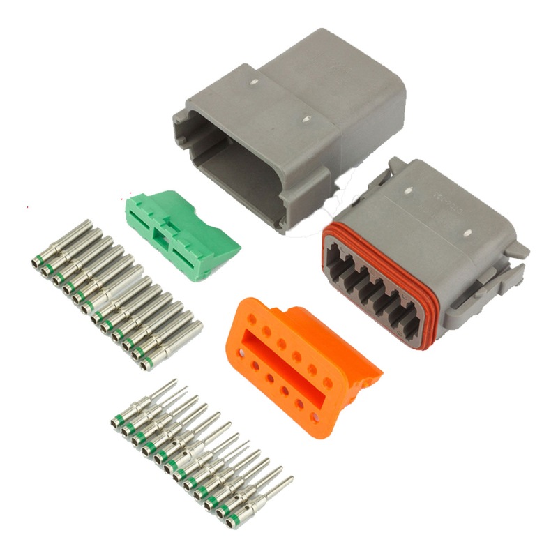 Buy Deutsch DT 12-Way 12 Pin Electrical Connector Waterproof Plug Kit - MyDeal