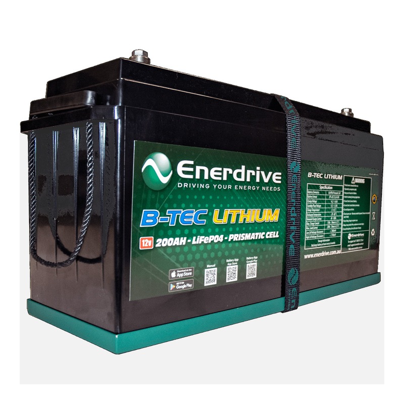 Buy Enerdrive 12V 200amp B-TEC LifePo4 Lithium Battery - MyDeal