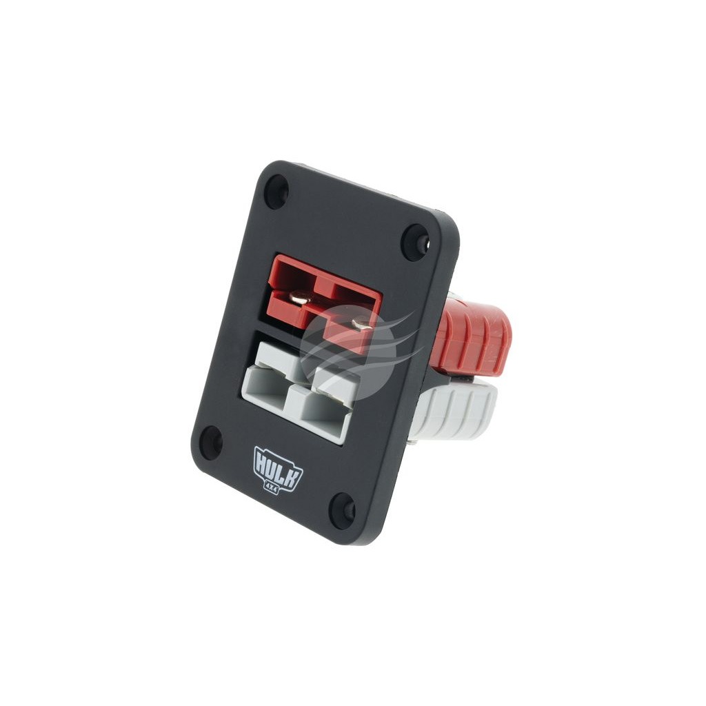 Buy Hulk 50A Anderson Style Plug Red & Grey Dual Flush Mt Housing ...