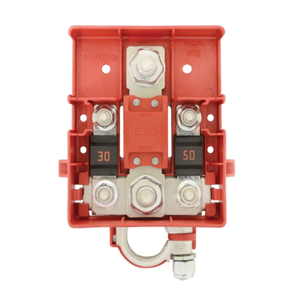 Buy LV Fuse Holder Battery Distribution 3 Way - 1 x Mega 2 x Midi Fuses ...