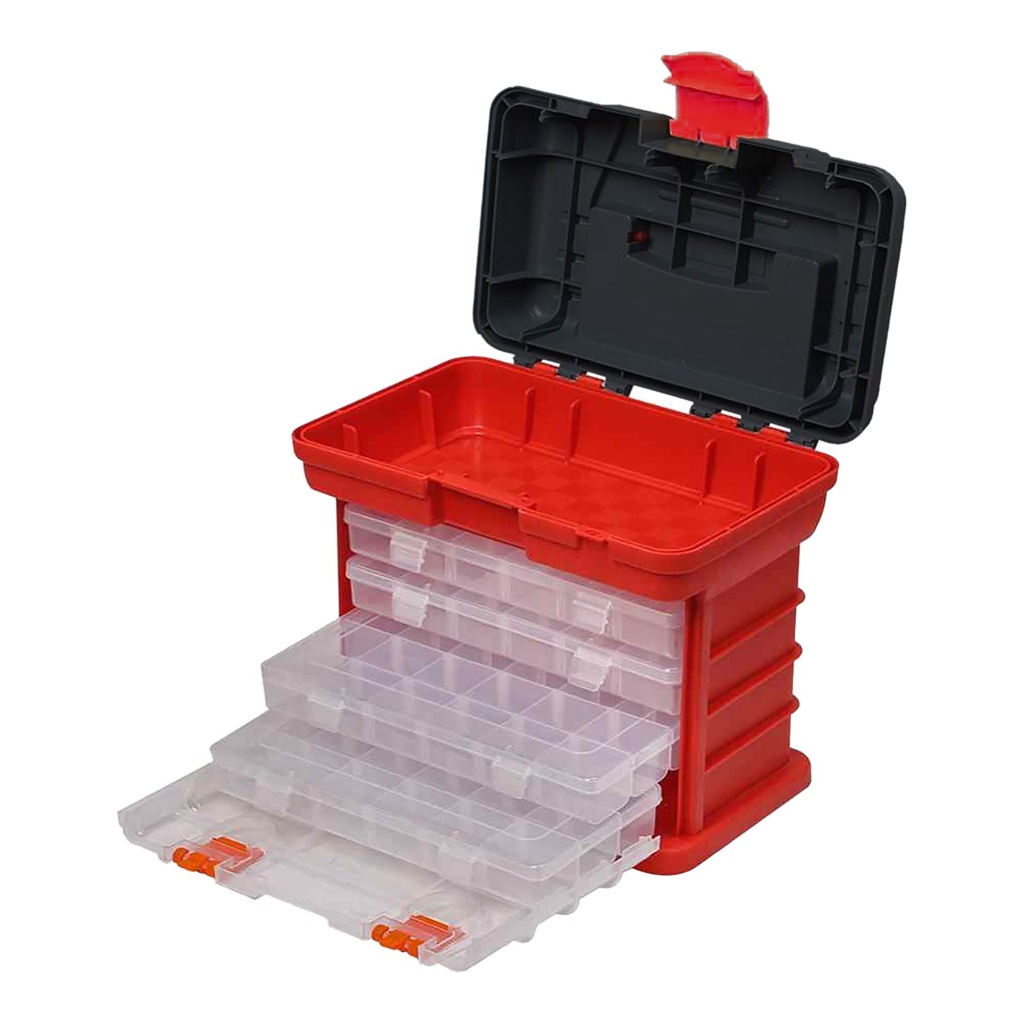 Buy PK Tools Organiser Case 4 Removable Draws 97 Compartment - MyDeal ...