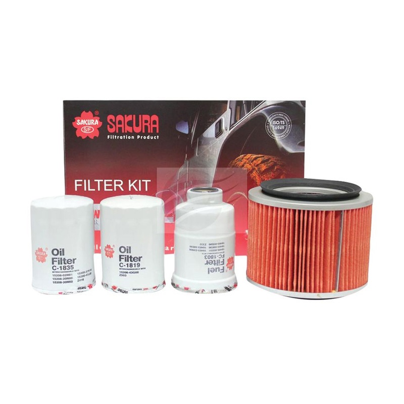 Buy Sakura Filter Kit Compatible with Nissan Patrol GU Y61 Y61 Series 1 ...