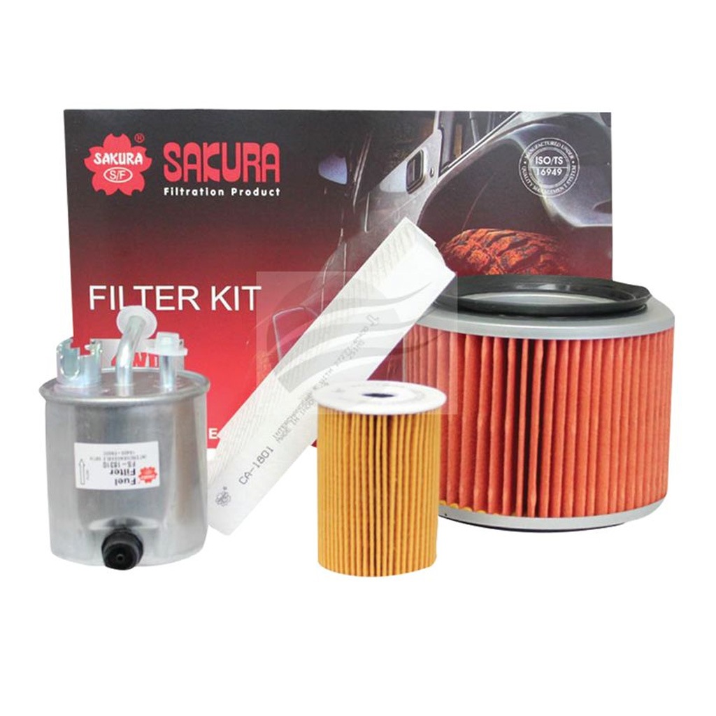Buy Sakura Filter Kit Compatible with Nissan Patrol GU Y61 ZD30DDTi ...