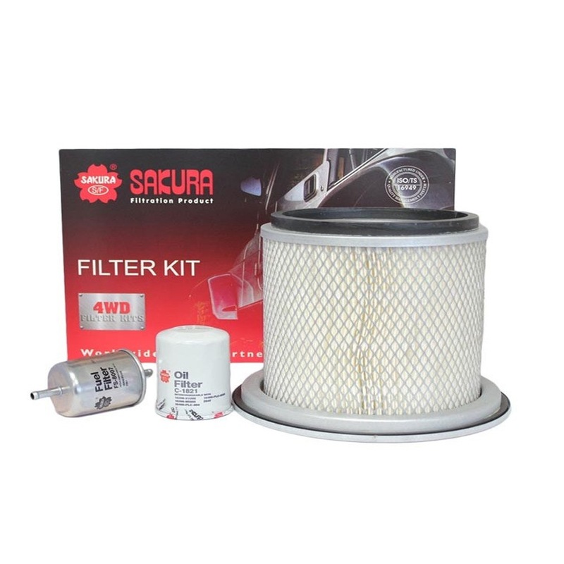 Buy Sakura Filter Kit Compatible with Nissan Patrol Y61 TB45 - MyDeal