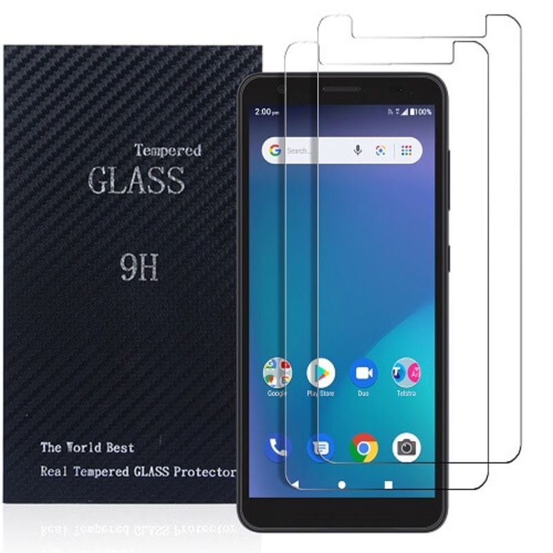 Buy [2 PACK] Telstra Essential Smart 3 Tempered Glass Protector Guard ...