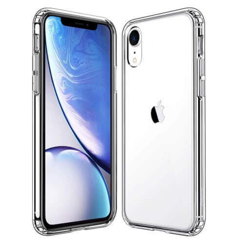 Buy For Apple iPhone XR Transparent Hard Shel Slim Polycarbonate Case ...