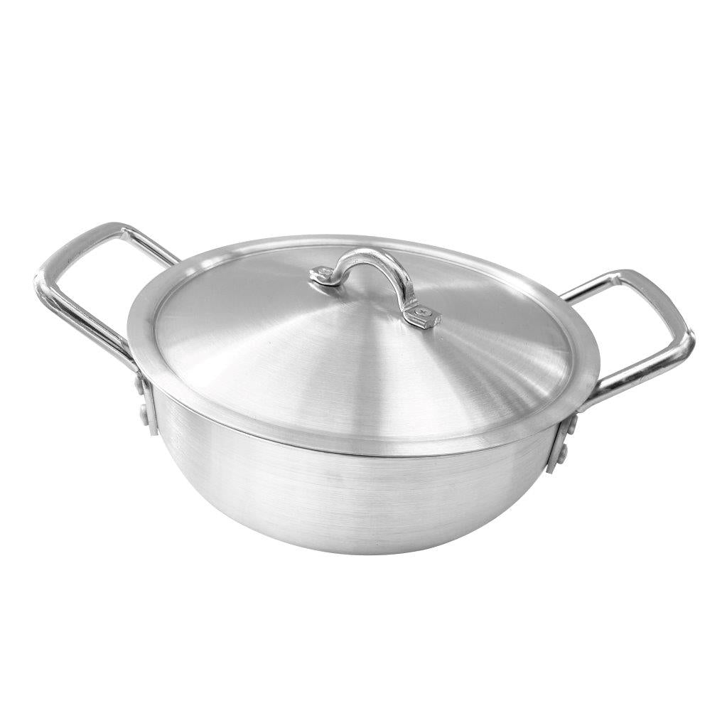 Buy Aluminium Cooking Pot Casserole Karahi 34 cm - MyDeal Australia