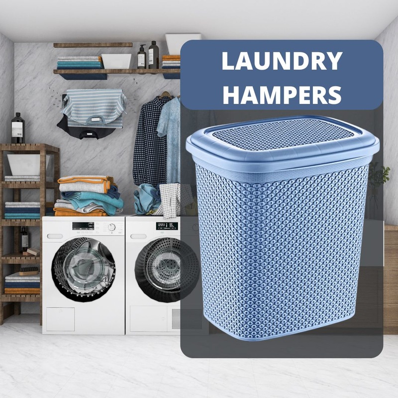 Buy Diamond Multipurpose Plastic Laundry Hamper Detergent Basket 6 ...
