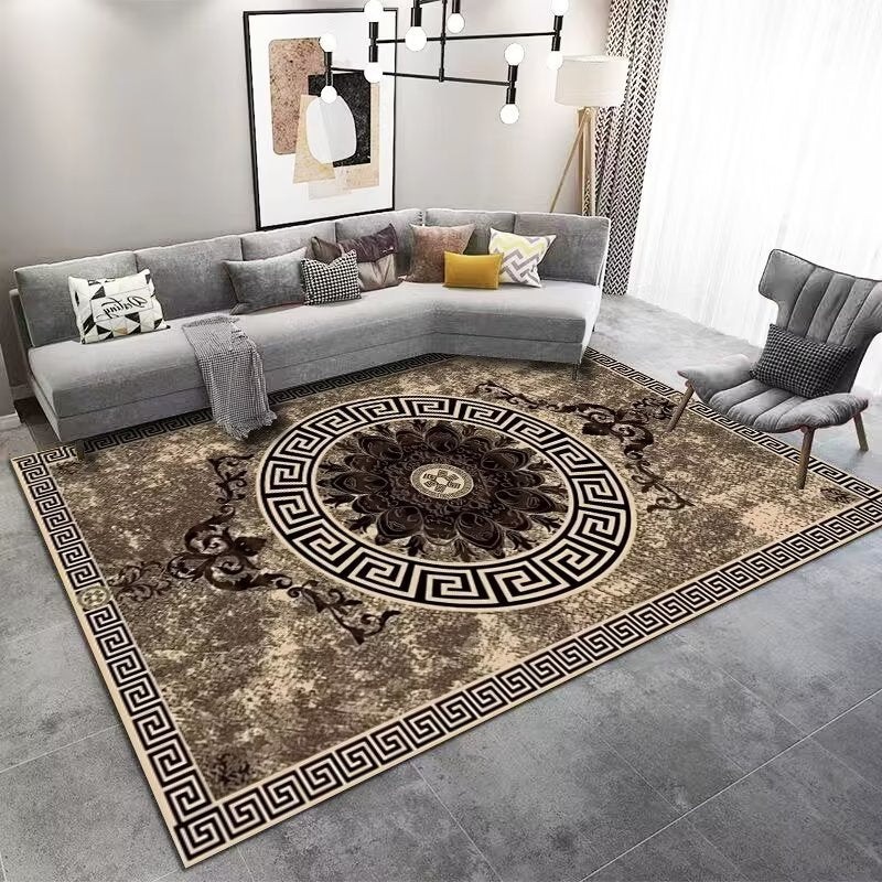 Buy Exclusive Luxury Artistic Design Roman Medallion Machine Woven ...