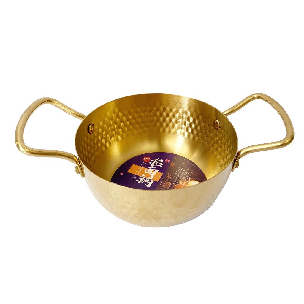 Buy Gold Plated Stainless Steel Hammered Karahi Pot 20 cm - MyDeal ...