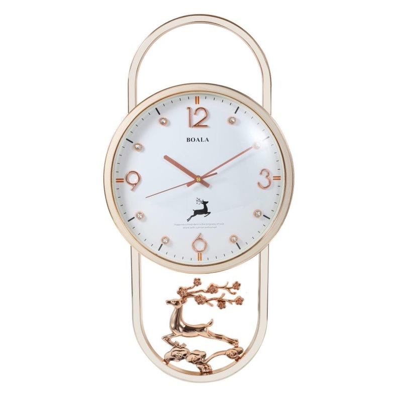 Buy Luxury Modern Swing Copper Gold Pendulum Design Vintage Wall Clock ...