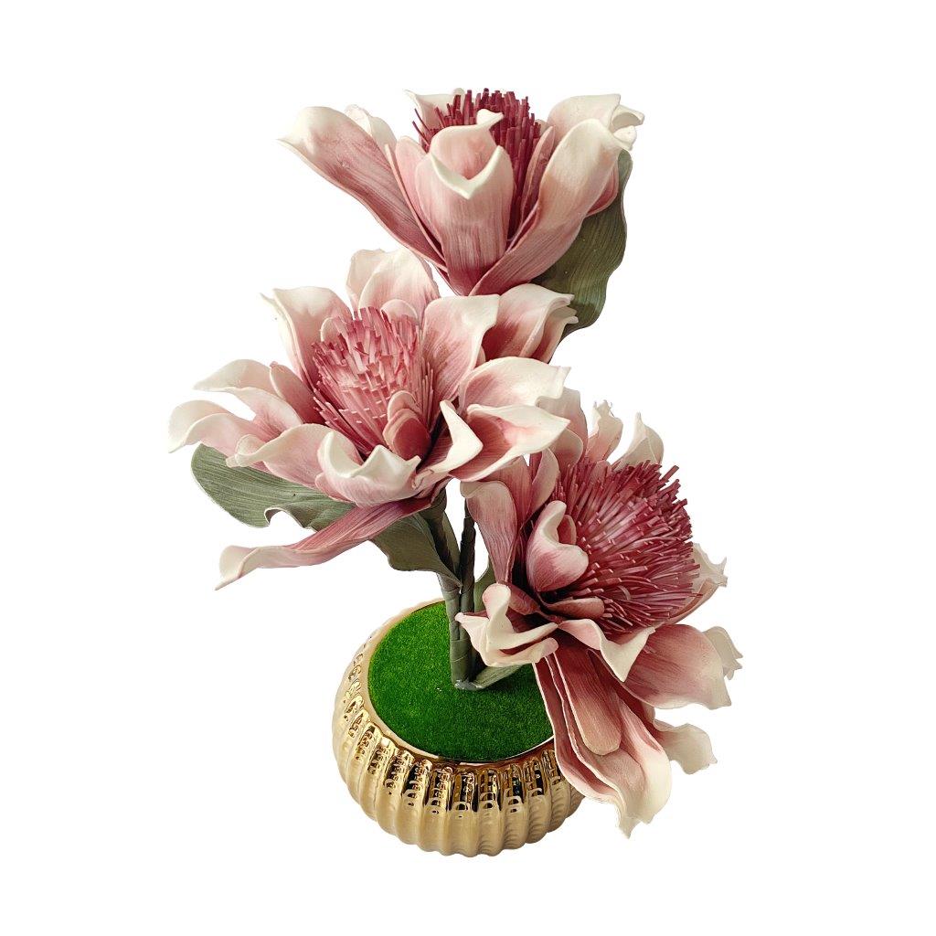 Buy Realistic Touch Artificial Plant Flower Pot Home Interior Deco 40 ...