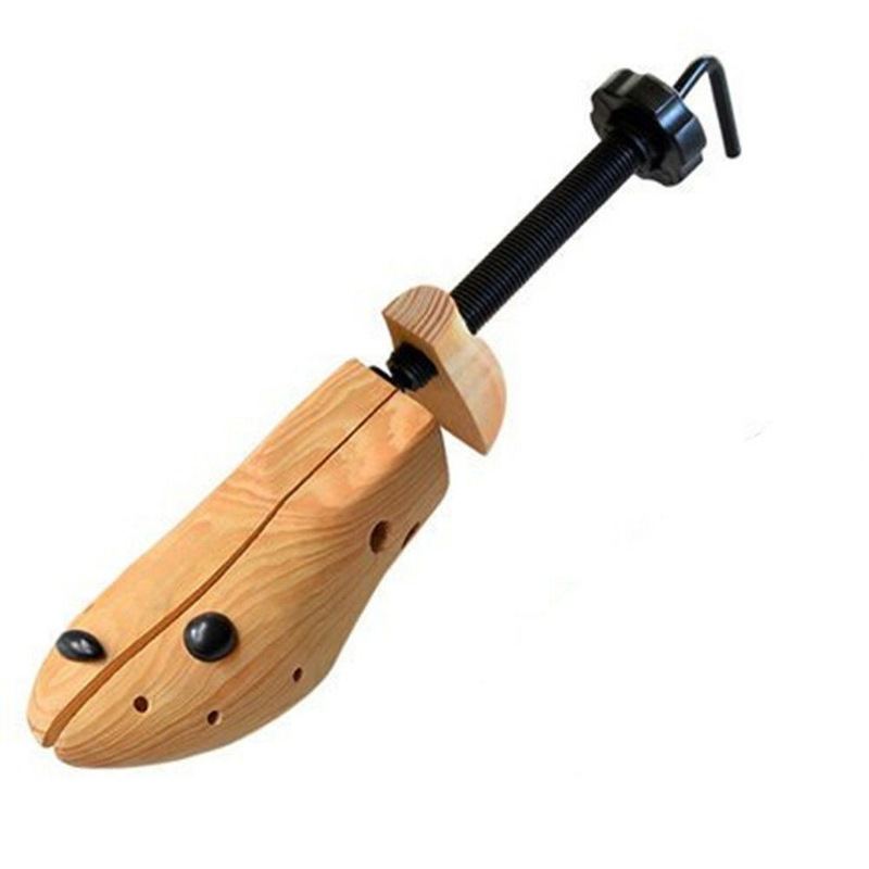 Buy 2-Way Shoe Tree Wooden Shoes Stretcher Expander Shaper Unisex ...