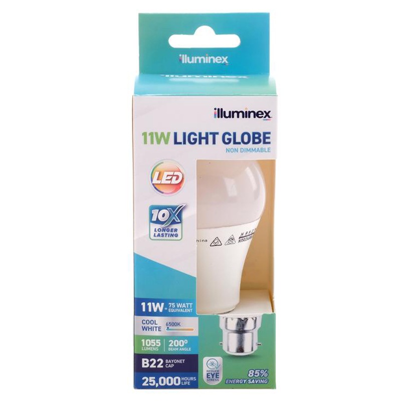 Buy Bulb 11W LED Light - Cool White - E22 (Bayonet) - MyDeal