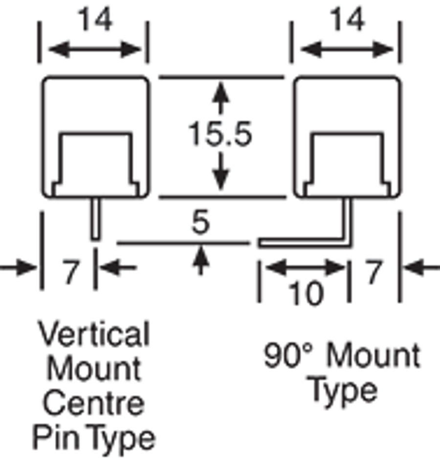 Buy 4 Way Right Angle PCB Mount Terminal - MyDeal