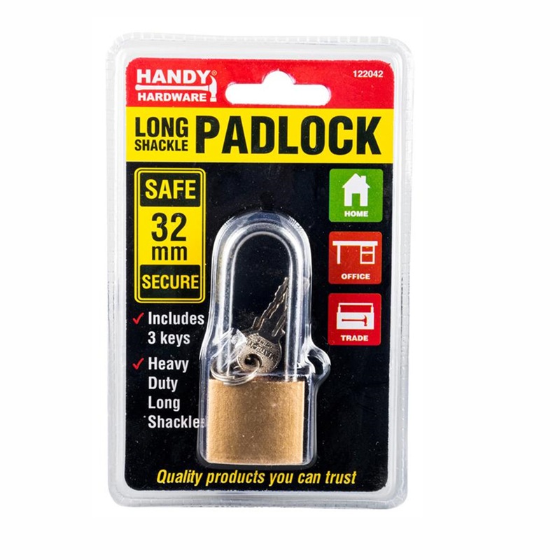 Buy Padlock Long Shackle 32mm - MyDeal