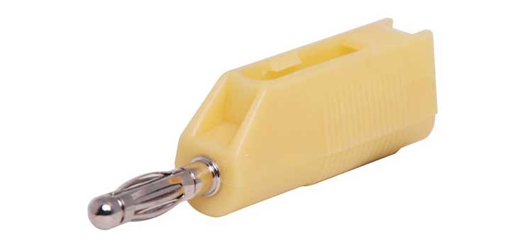 Buy Yellow Stack Type Banana Plug - MyDeal Australia