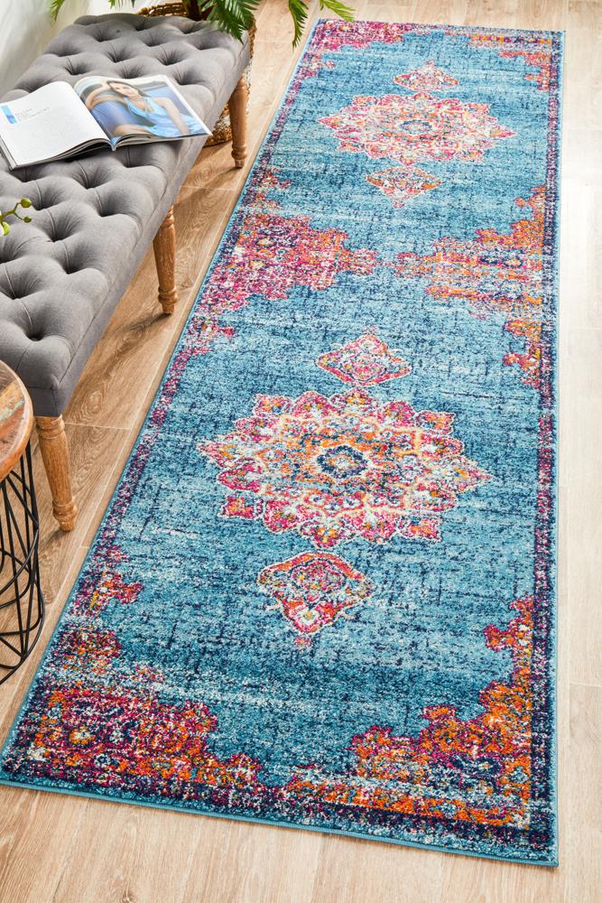 Buy Brilliance Luster Marine Runner Rug - MyDeal Australia