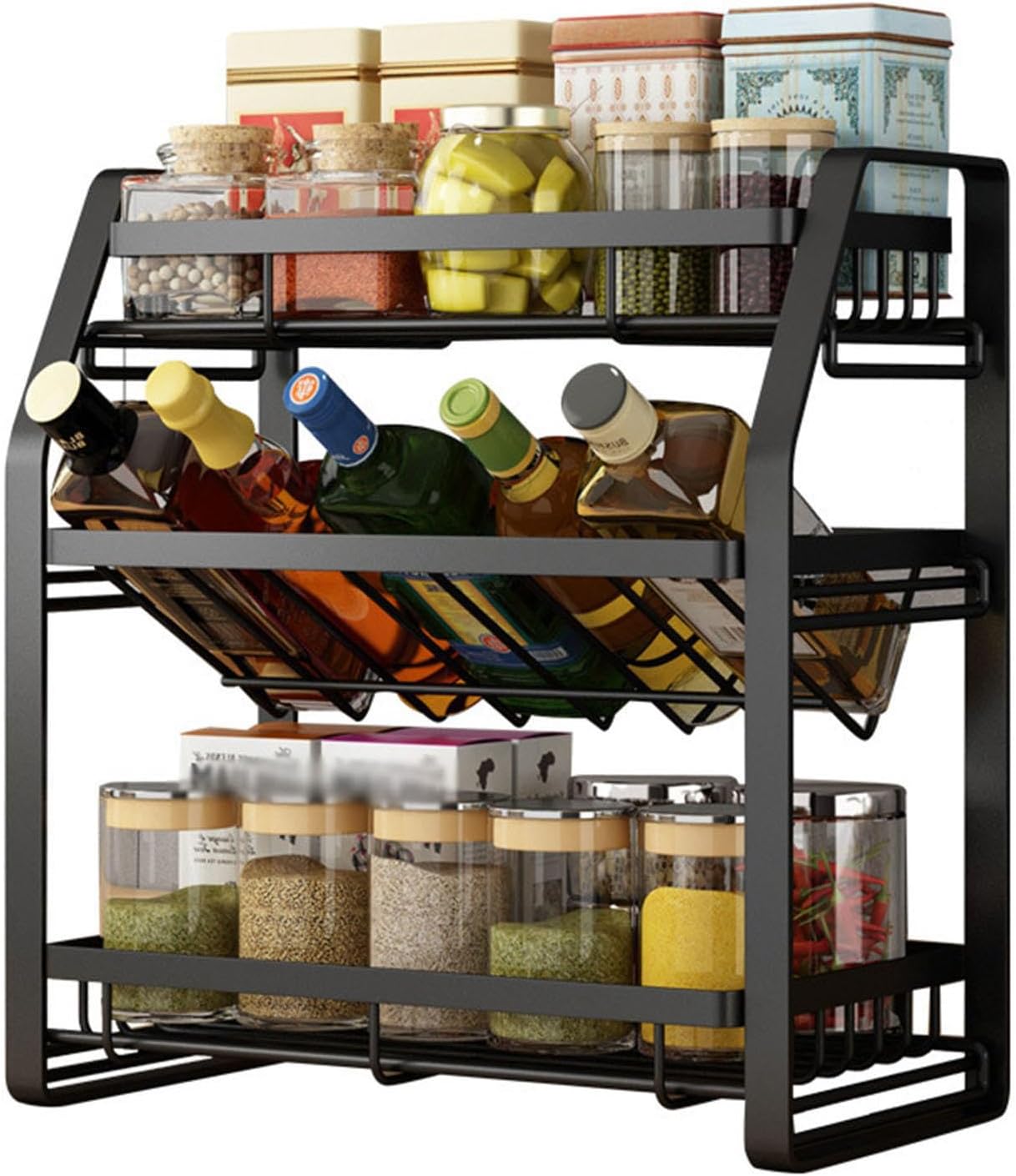Buy CARLA HOME 3-Tier Detachable Spice Rack Storage Organiser for ...