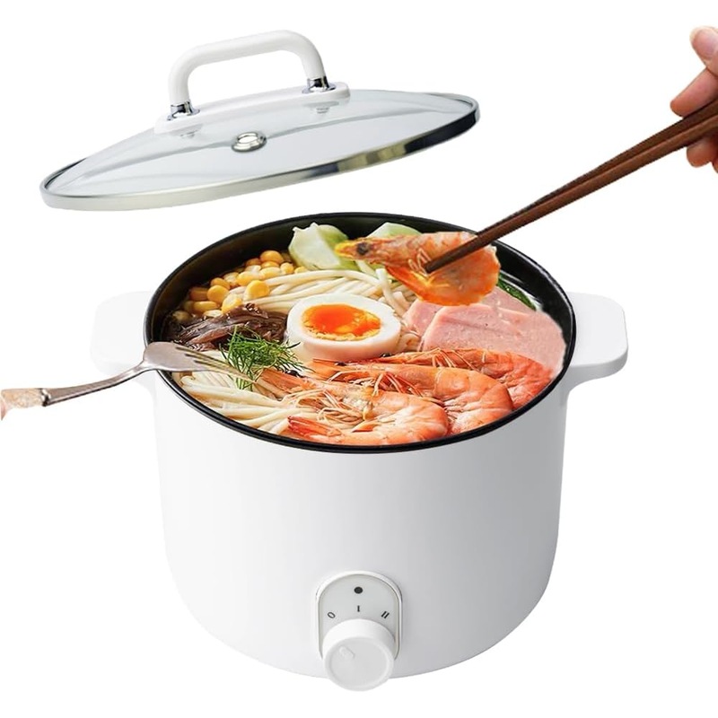 Buy Electric Hot Pot 1.5L NonStick Ramen Cooker - MyDeal