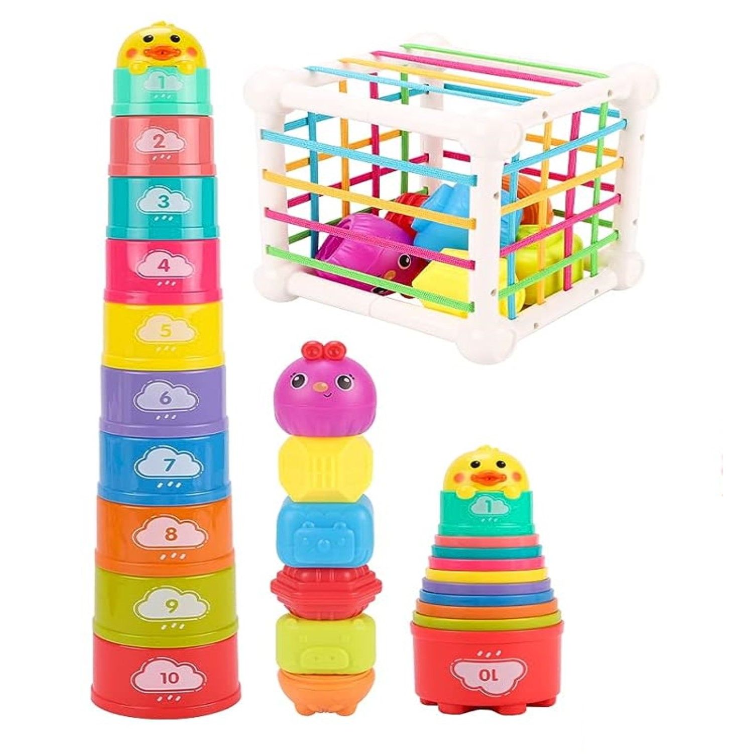 Buy Montessori Baby Toys 6-12 Months Infant Sensory Set - MyDeal Australia