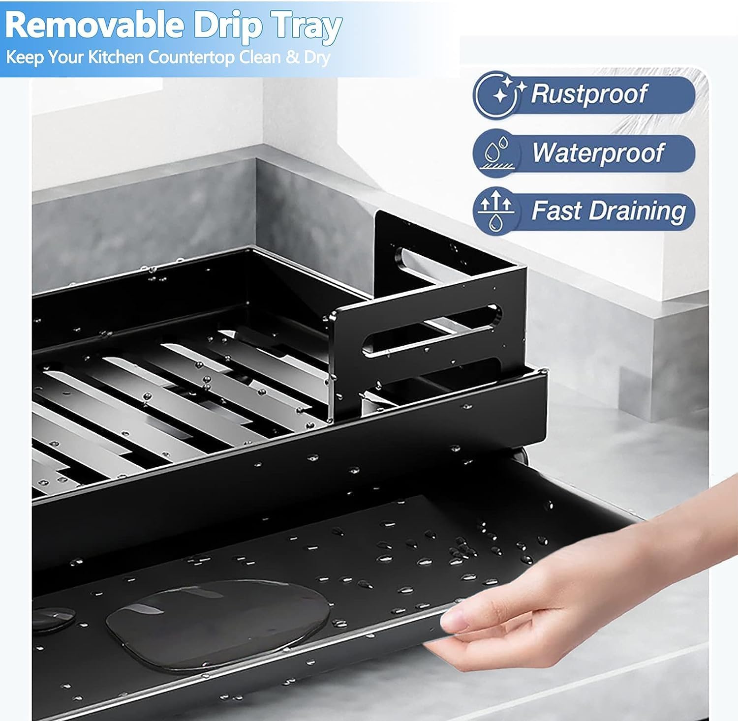 Buy Stainless Steel Sink Caddy with Removable Drain Pan - MyDeal Australia