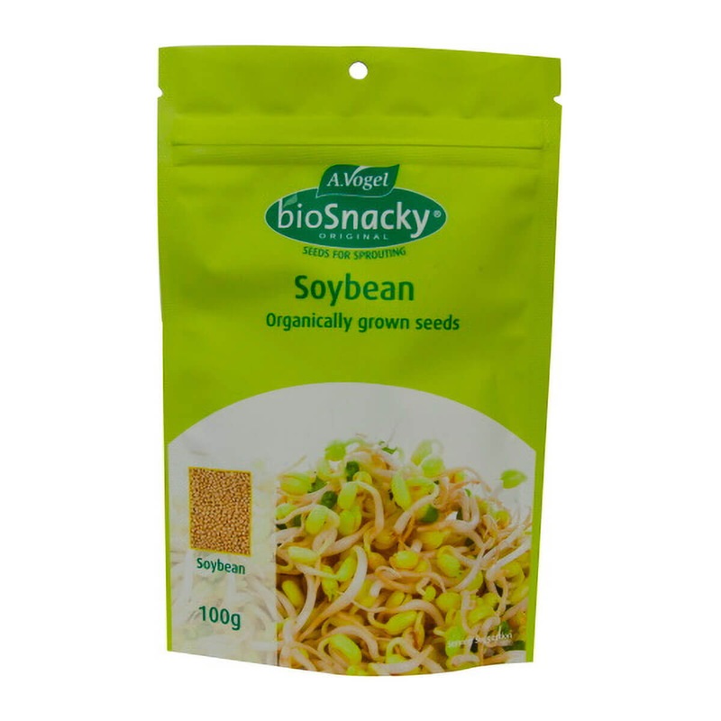 Buy Soybean Biosnacky Sprouting Seeds 100g A Vogel Mydeal