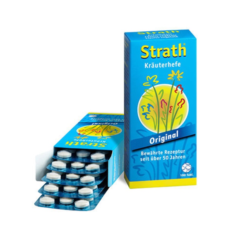 Buy Strath Tablets - Bio-Strath Original Swiss Dietary Supplement - 100 ...