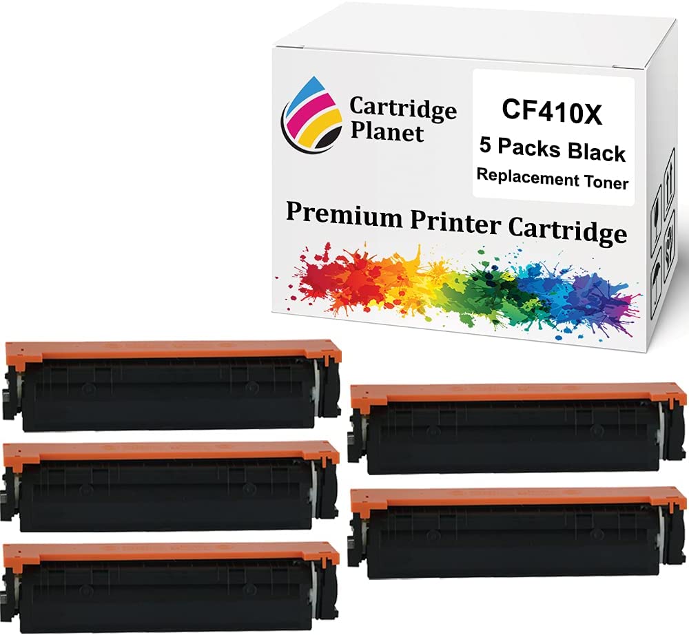 Buy 5 Pack Black Compatible Toner Cartridge Replacement for HP 410X ...