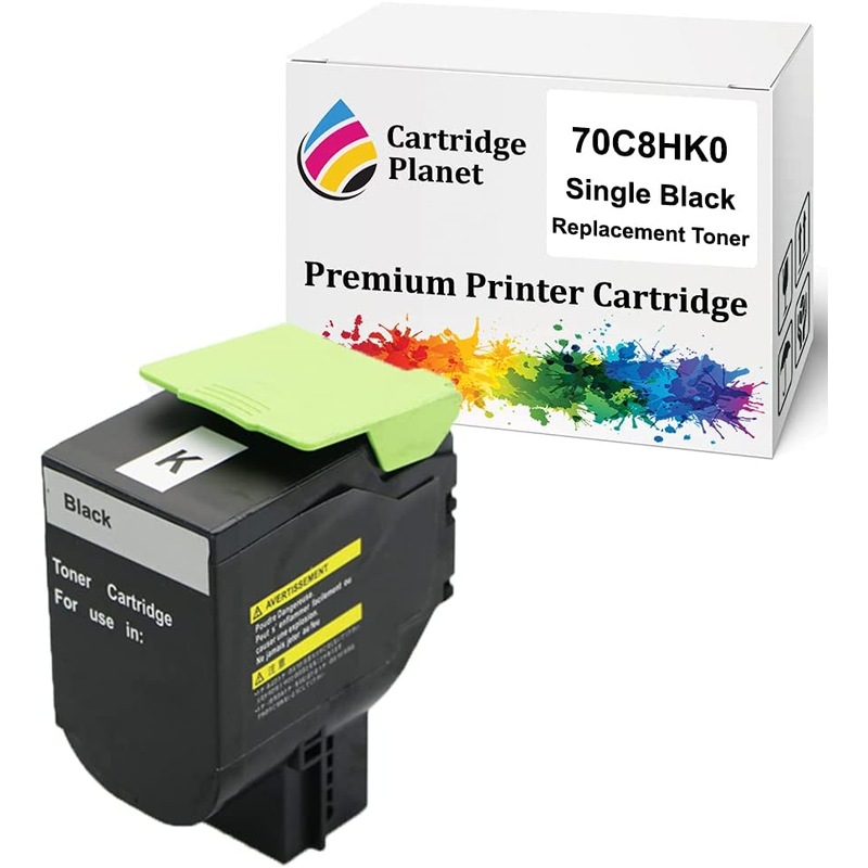 Buy Black Compatible Toner Cartridge for Lexmark 70C8HK0 (4,000 Pages ...