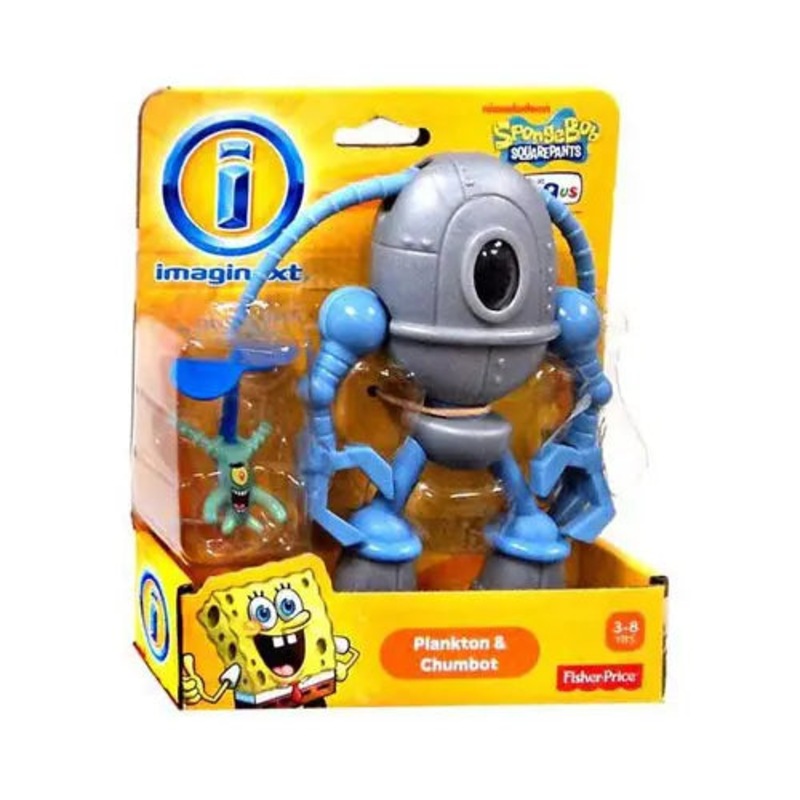 Buy Fisher-Price Nickelodeon Spongebob Squarepants Plankton & Chumbot - MyDeal