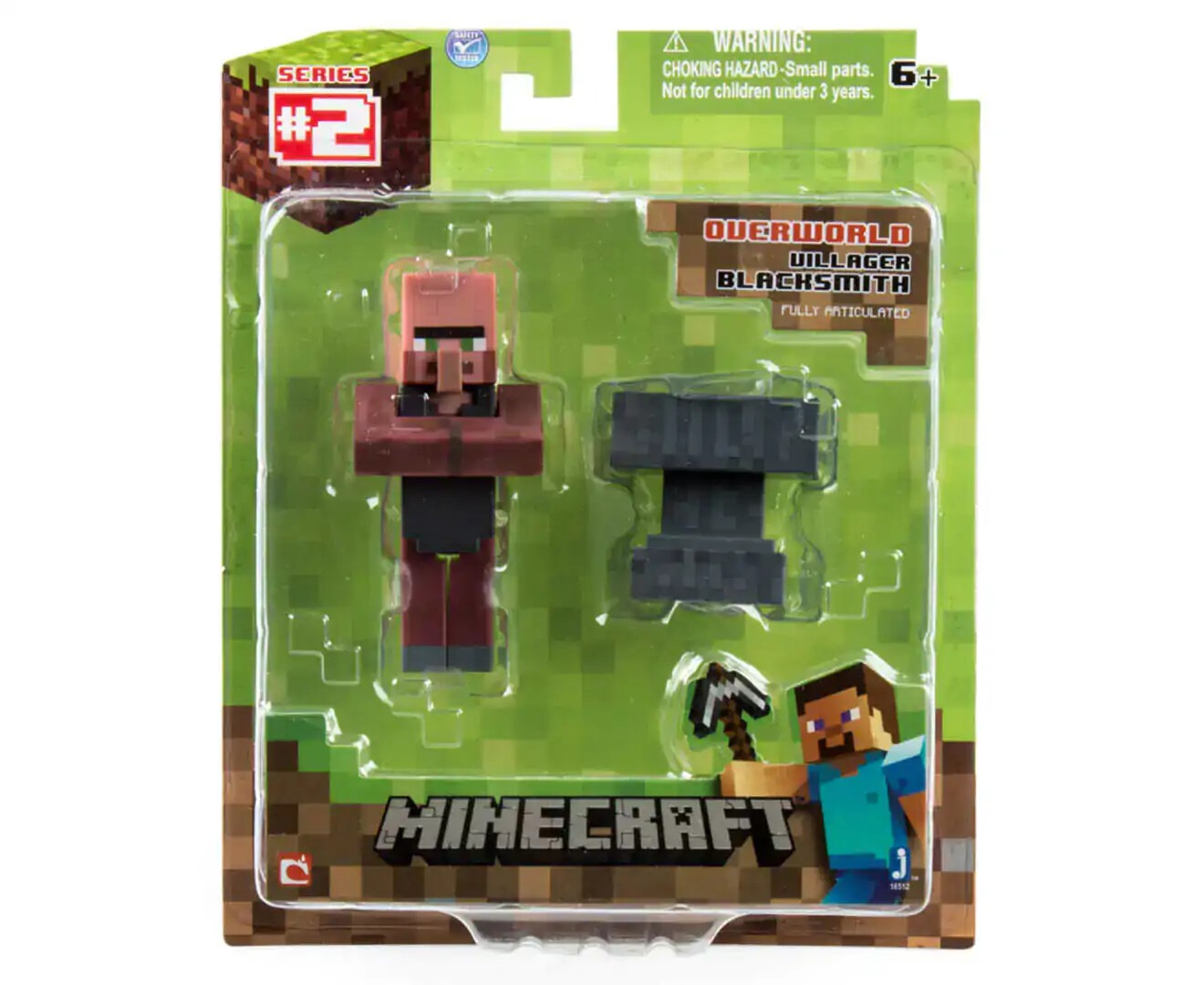 Buy Jazware Mojang Minecraft Action Figures Villager Blacksmith ...