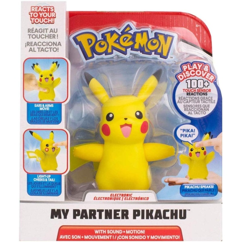 Buy Pok mon Electronic & Interactive My Partner Pikachu with Sound and ...