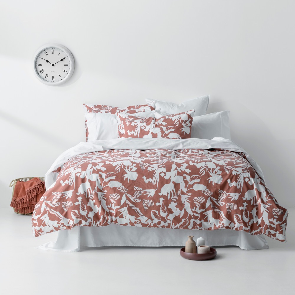 Buy In2linen Longina Tropical 100% Organic Cotton Quilt Cover Set ...