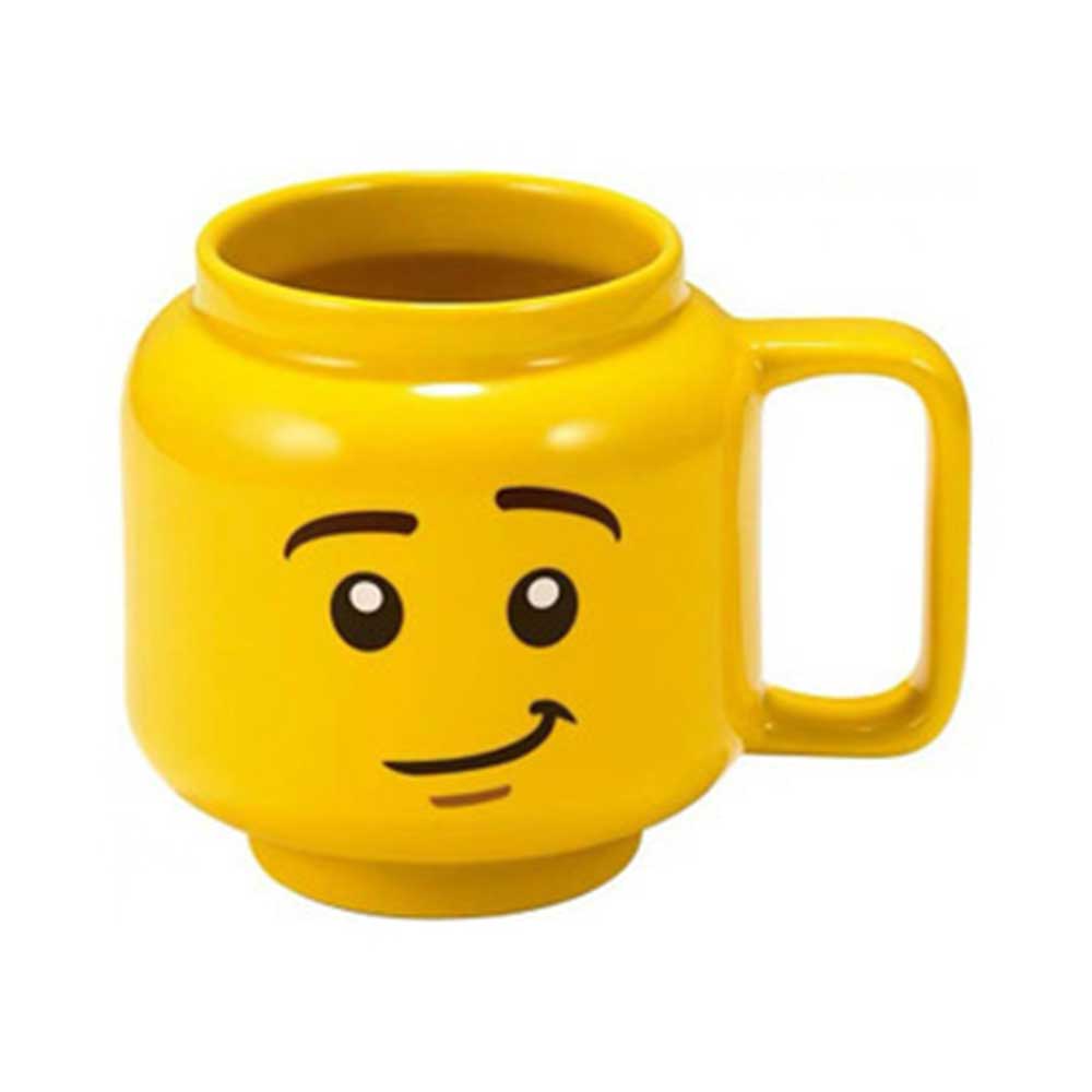 Buy Funny Ceramic Cup Lego Mug Smiling Expression Face Cartoon Coffee ...