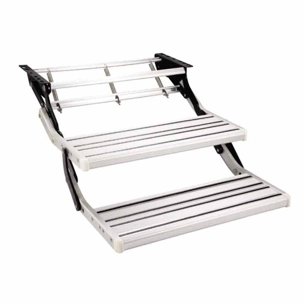 Buy LED LIGHT DOUBLE ALUMINIUM PULL OUT CARAVAN STEP - RV PART ...