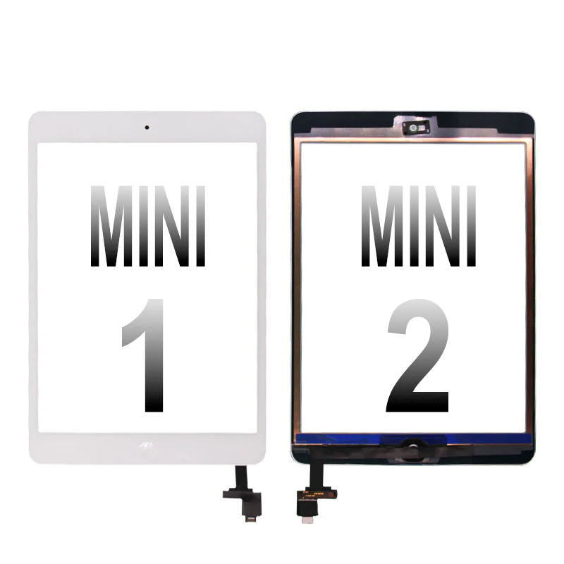 Buy Touch Screen Digitizer with IC Connector for ipad Mini 1/2-White ...