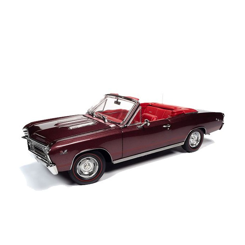 Buy AutoWorld 1:18 Scale Chevelle SS396 Convertible Mcacn 1967 Diecast ...