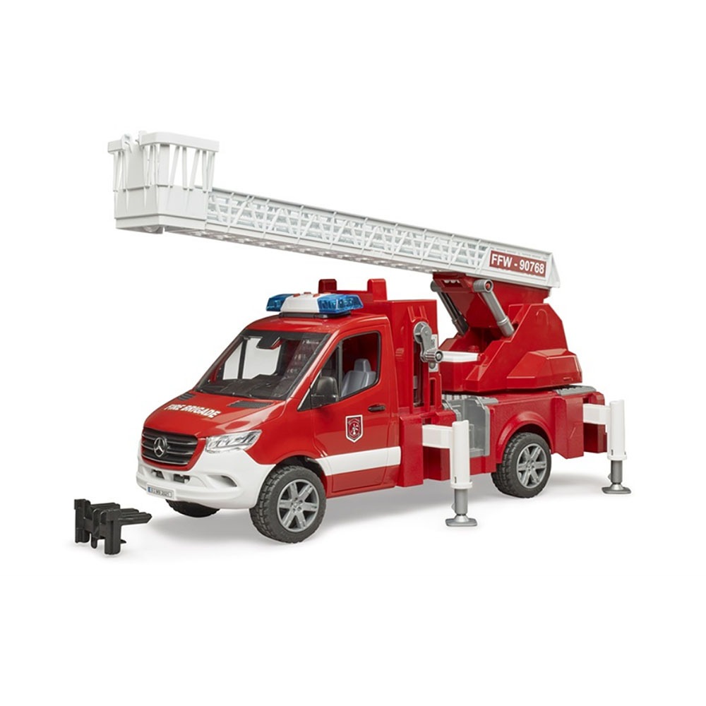 Buy Bruder Licensed 1:16 Scale Mercedes G3 Sprinter Fire Engine With ...