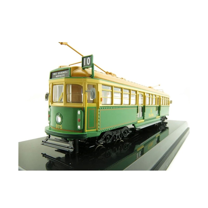 Buy Cooee Classics 1:76 Scale W6 Melbourne Tram No. 975 The Met Diecast ...