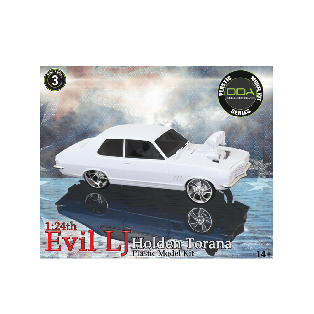 Buy DDA 1:24 Scale Evil LJ Holden Torana Car Plastic Model Kit - MyDeal ...